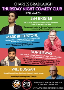 Review – Comedy Crate at the Charles Bradlaugh, Northampton, 14th March ...